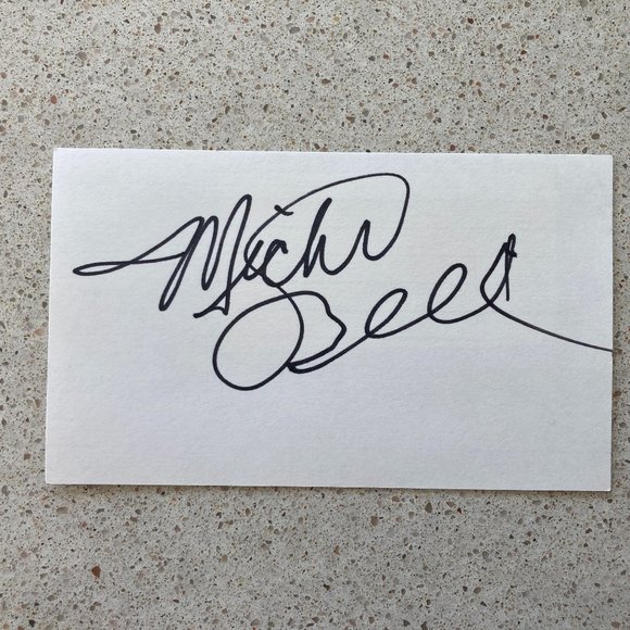 Autograph | Other | Michel Bell Signed Index Card 3x5 Joe Show Boat 994 ...